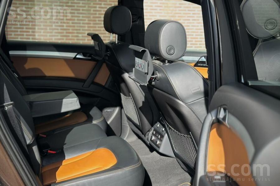 Brown Audi Q7 2011 in Riga, with an engine capacity of 3.00 L and mileage of 221 thousand km for 14500 €, photo 7 on AUTOMOTO.COM.LV