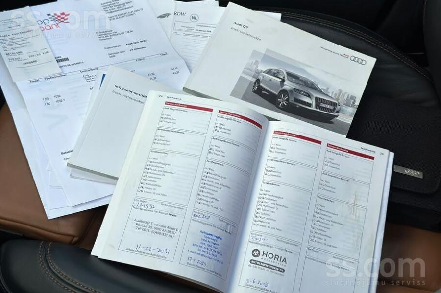 Brown Audi Q7 2011 in Riga, with an engine capacity of 3.00 L and mileage of 221 thousand km for 14500 €, photo 17 on AUTOMOTO.COM.LV