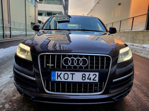 Brown Audi Q7 2012 in Vilnius, with an engine capacity of 2.97 L and mileage of 380 thousand km for 7950 €, photo 2 on AUTOMOTO.COM.LV