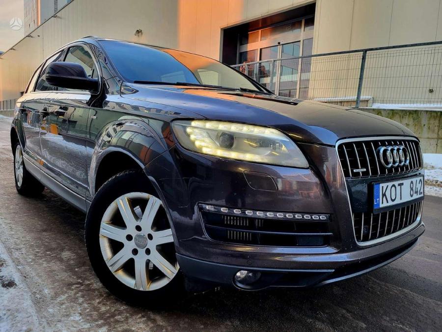 Brūns Audi Q7 2012 Viļņa, ar dzinēja tilpumu 2.97 L un nobraukumu 380 tūkst. km par 7950 €, foto 4 vietnē AUTOMOTO.COM.LV