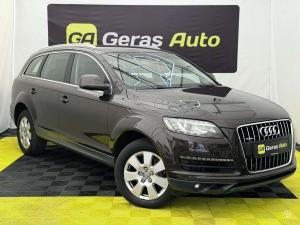 Brown Audi Q7 2012 in Vilnius, with an engine capacity of 2.97 L and mileage of 303 thousand km for 8490 €, photo 4 on AUTOMOTO.COM.LV