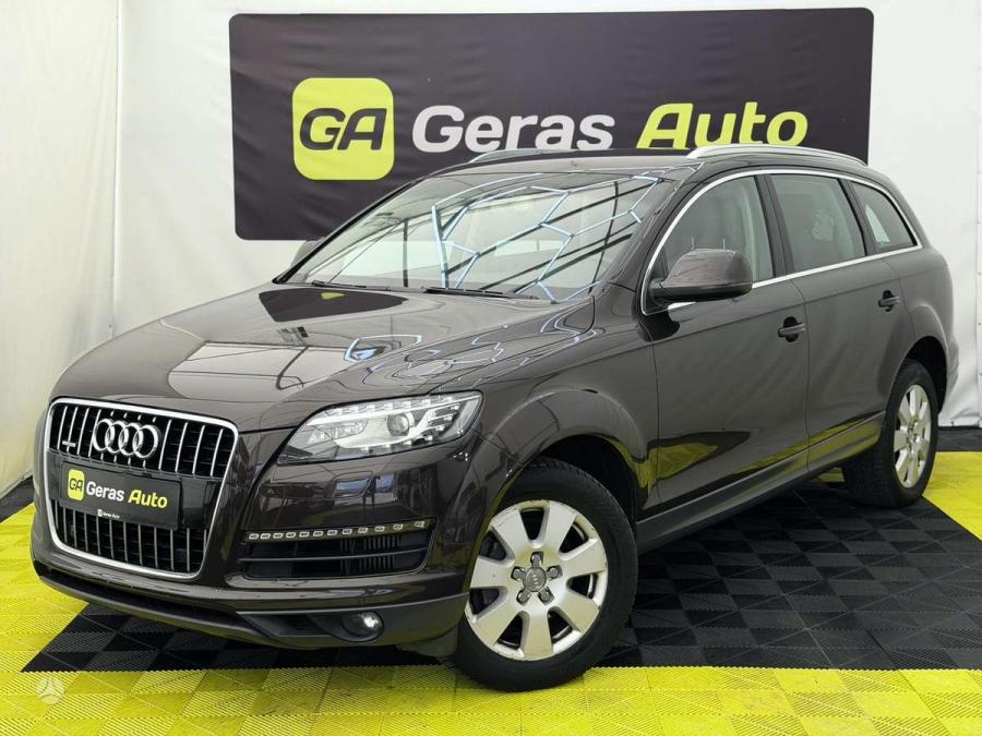 Brūns Audi Q7 2012 Viļņa, ar dzinēja tilpumu 2.97 L un nobraukumu 303 tūkst. km par 8490 €, foto 1 vietnē AUTOMOTO.COM.LV