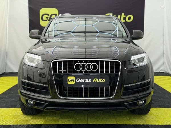 Brown Audi Q7 2012 in Vilnius, with an engine capacity of 2.97 L and mileage of 303 thousand km for 8490 €, photo 2 on AUTOMOTO.COM.LV