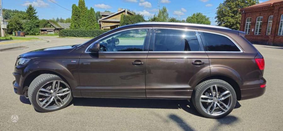 Brūns Audi Q7 2012 Jonava, ar dzinēja tilpumu 3.00 L un nobraukumu 357 tūkst. km par 10800 €, foto 8 vietnē AUTOMOTO.COM.LV