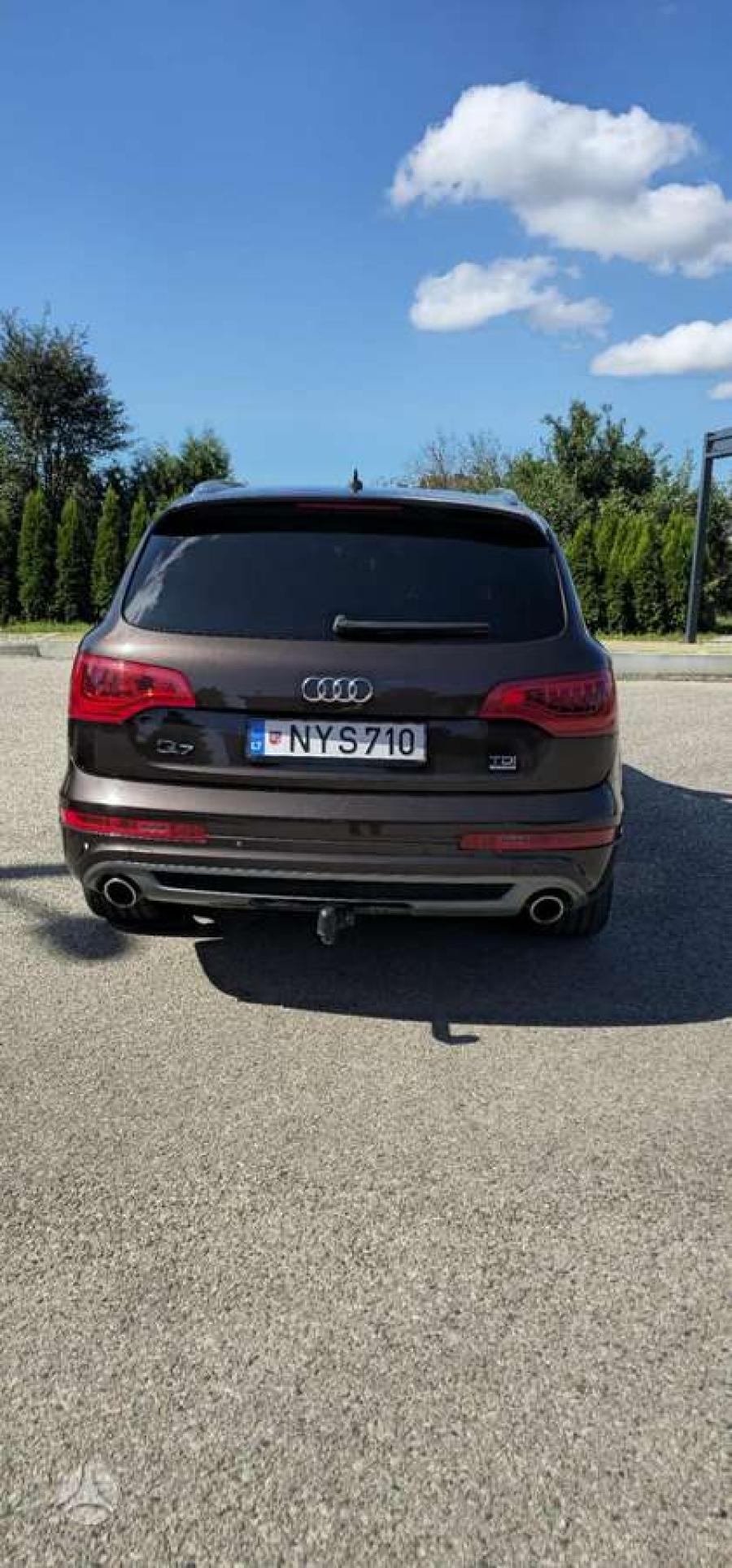 Brūns Audi Q7 2012 Jonava, ar dzinēja tilpumu 3.00 L un nobraukumu 357 tūkst. km par 10800 €, foto 9 vietnē AUTOMOTO.COM.LV