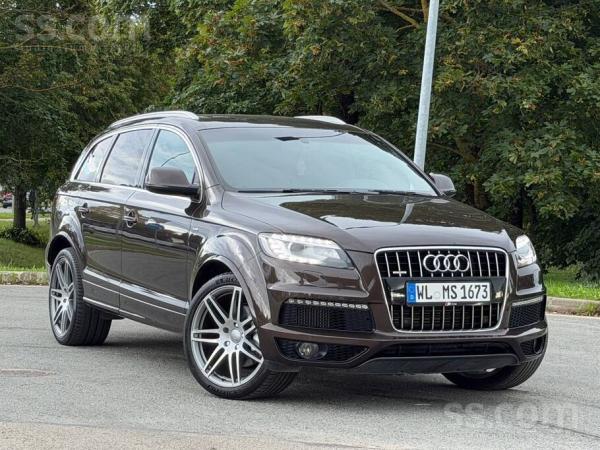 Brown Audi Q7 2012 in Riga, with an engine capacity of 3.00 L and mileage of 0 thousand km for 12500 €, photo 1 on AUTOMOTO.COM.LV