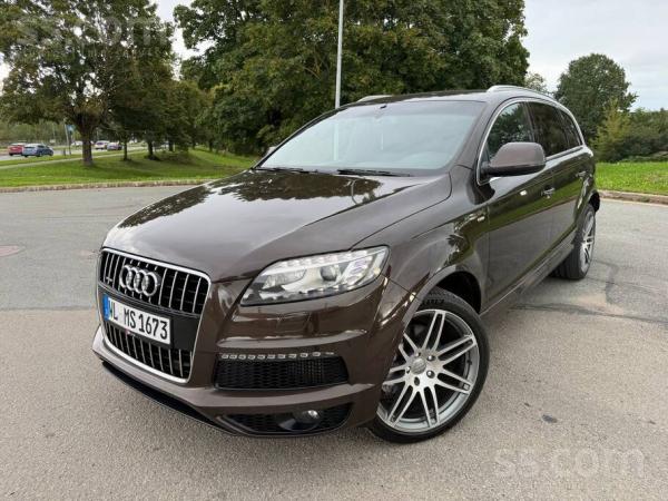 Brown Audi Q7 2012 in Riga, with an engine capacity of 3.00 L and mileage of 0 thousand km for 12500 €, photo 8 on AUTOMOTO.COM.LV