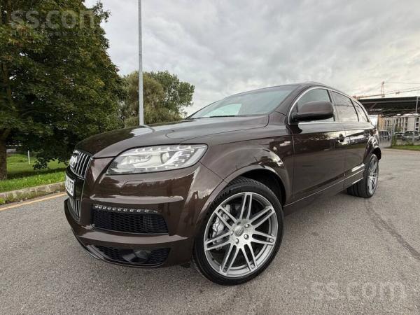 Brown Audi Q7 2012 in Riga, with an engine capacity of 3.00 L and mileage of 0 thousand km for 12500 €, photo 11 on AUTOMOTO.COM.LV
