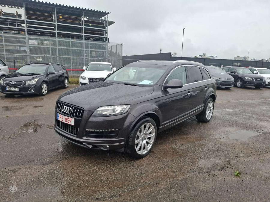 Brūns Audi Q7 2012 Kauņa, ar dzinēja tilpumu 4.13 L un nobraukumu 213 tūkst. km par 8100 €, foto 1 vietnē AUTOMOTO.COM.LV