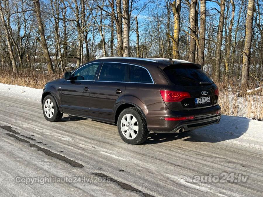 Brown Audi Q7 2013 in Tallinn, with an engine capacity of 3.00 L and mileage of 220 thousand km for 14014 €, photo 3 on AUTOMOTO.COM.LV