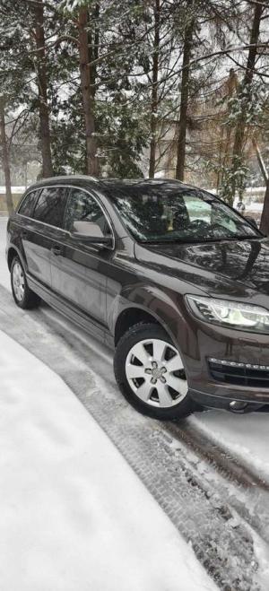 Brown Audi Q7 2013 in Zarasai, with an engine capacity of 2.97 L and mileage of 266 thousand km for 10900 €, photo  on AUTOMOTO.COM.LV