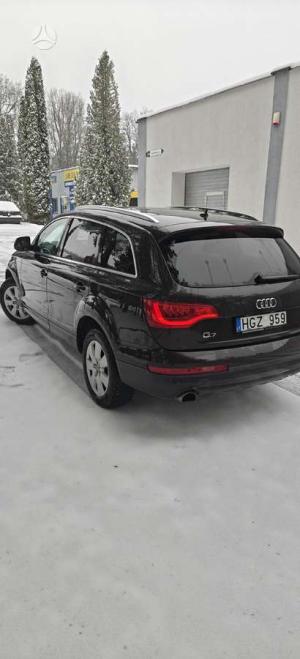 Brown Audi Q7 2013 in Zarasai, with an engine capacity of 2.97 L and mileage of 266 thousand km for 10900 €, photo 4 on AUTOMOTO.COM.LV