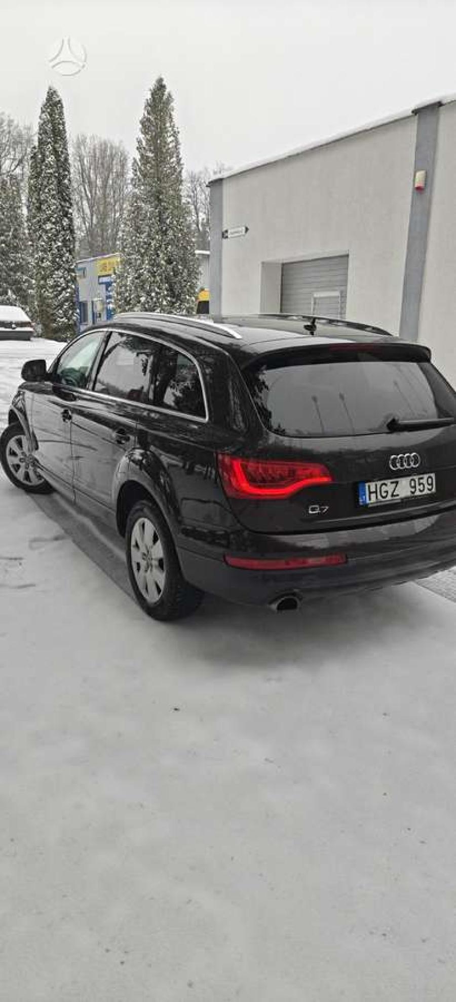 Brown Audi Q7 2013 in Zarasai, with an engine capacity of 2.97 L and mileage of 266 thousand km for 10900 €, photo 4 on AUTOMOTO.COM.LV