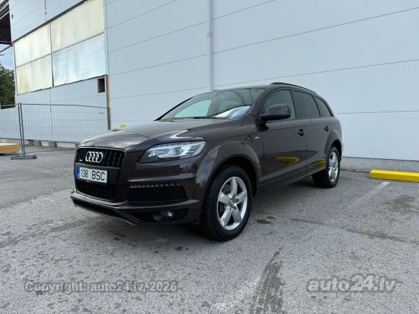 Brūns Audi Q7 2014 Tallina, ar dzinēja tilpumu 3.00 L un nobraukumu 170 tūkst. km par 15900 €, foto 3 vietnē AUTOMOTO.COM.LV