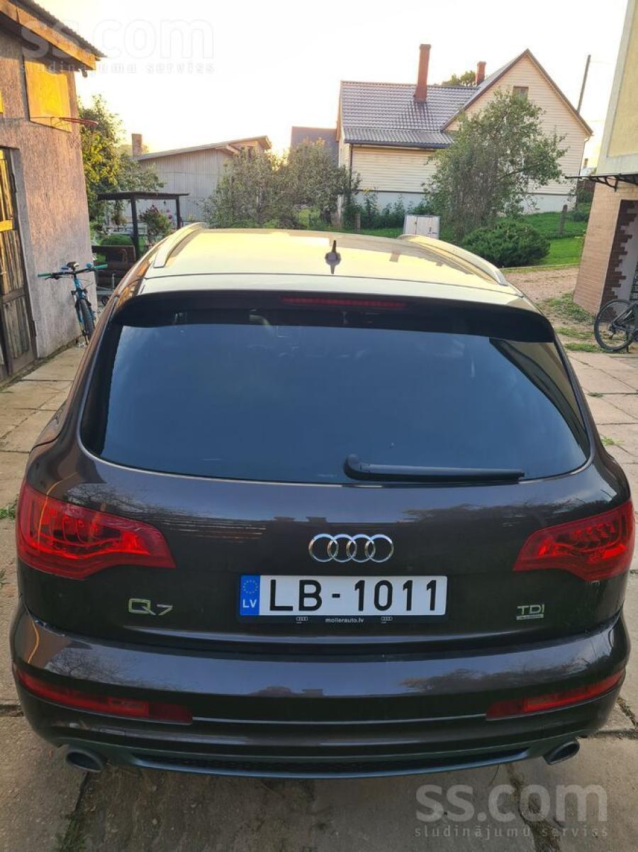 Brown Audi Q7 2014 in Rezekne, with an engine capacity of 3.00 L and mileage of 242 thousand km for 17000 €, photo 8 on AUTOMOTO.COM.LV