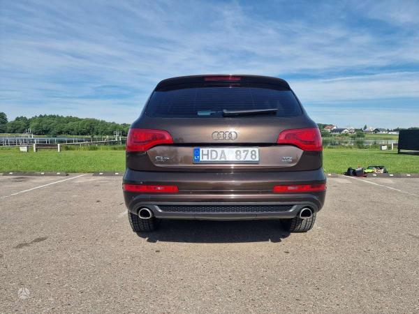 Brown Audi Q7 2014 in Salcininkai, with an engine capacity of 2.97 L and mileage of 215 thousand km for 14999 €, photo 5 on AUTOMOTO.COM.LV