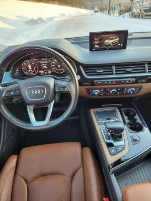 Brown Audi Q7 2015 in Vilnius, with an engine capacity of 2.97 L and mileage of 161 thousand km for 25999 €, photo 9 on AUTOMOTO.COM.LV