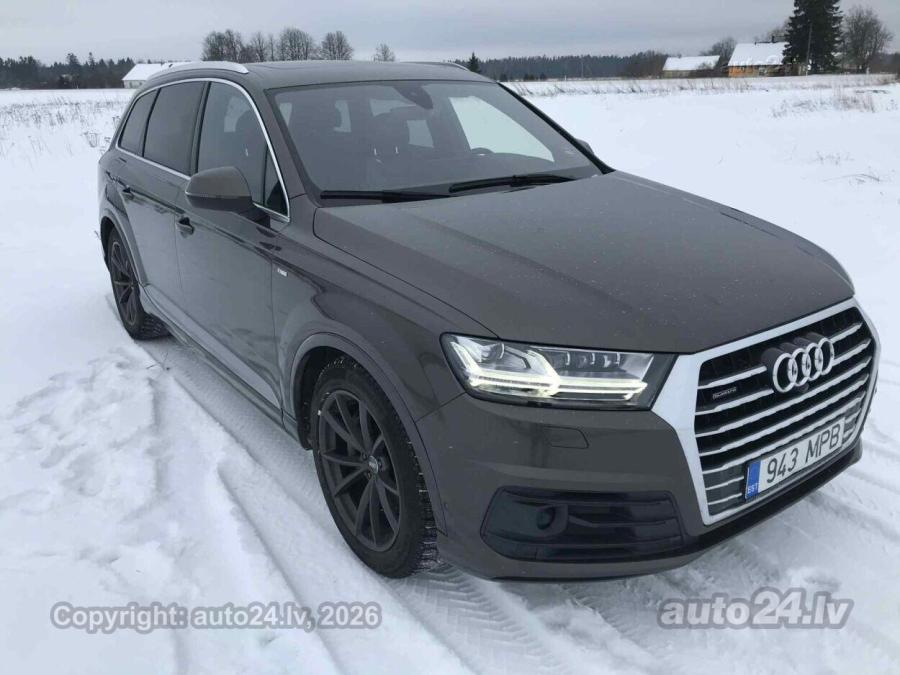 Brown Audi Q7 2015 in Tallinn, with an engine capacity of 3.00 L and mileage of 269 thousand km for 22900 €, photo 1 on AUTOMOTO.COM.LV