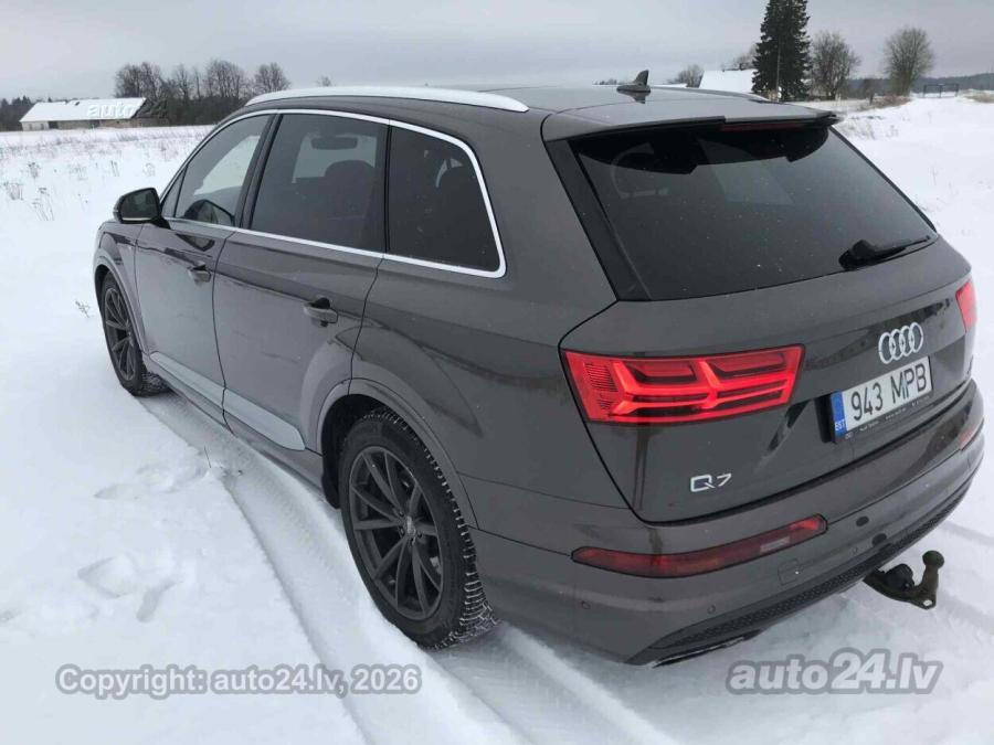 Brown Audi Q7 2015 in Tallinn, with an engine capacity of 3.00 L and mileage of 269 thousand km for 22900 €, photo 4 on AUTOMOTO.COM.LV
