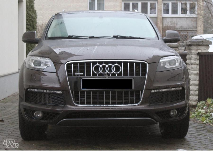 Brown Audi Q7 2015 in Kaunas, with an engine capacity of 3.00 L and mileage of 230 thousand km for 17900 €, photo 2 on AUTOMOTO.COM.LV