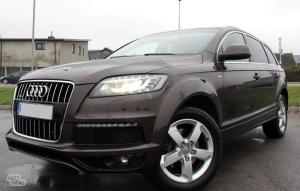Brown Audi Q7 2015 in Kaunas, with an engine capacity of 3.00 L and mileage of 230 thousand km for 17900 €, photo 3 on AUTOMOTO.COM.LV