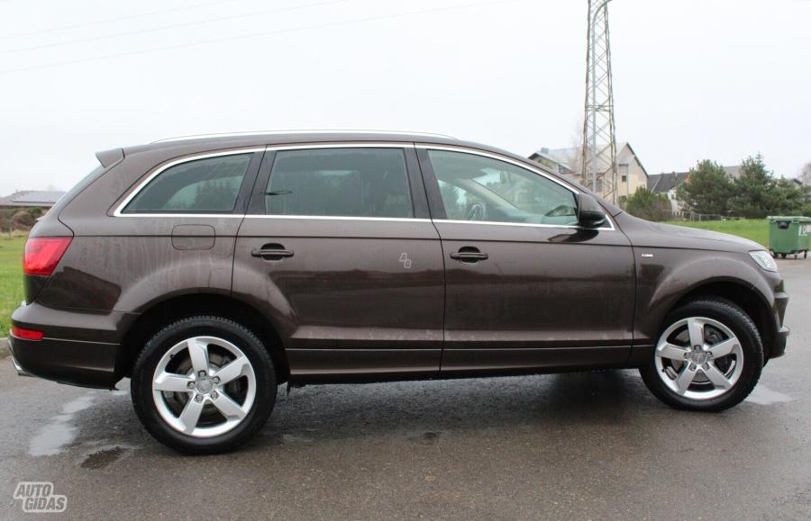 Brown Audi Q7 2015 in Kaunas, with an engine capacity of 3.00 L and mileage of 230 thousand km for 17900 €, photo 4 on AUTOMOTO.COM.LV