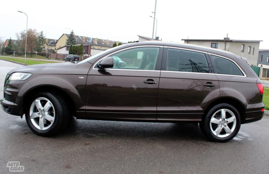 Brown Audi Q7 2015 in Kaunas, with an engine capacity of 3.00 L and mileage of 230 thousand km for 17900 €, photo 5 on AUTOMOTO.COM.LV
