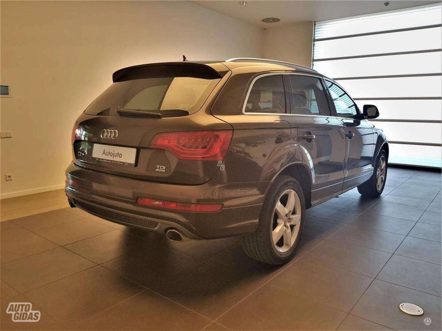 Brown Audi Q7 2015 in Kaunas, with an engine capacity of 3.00 L and mileage of 230 thousand km for 17900 €, photo 10 on AUTOMOTO.COM.LV