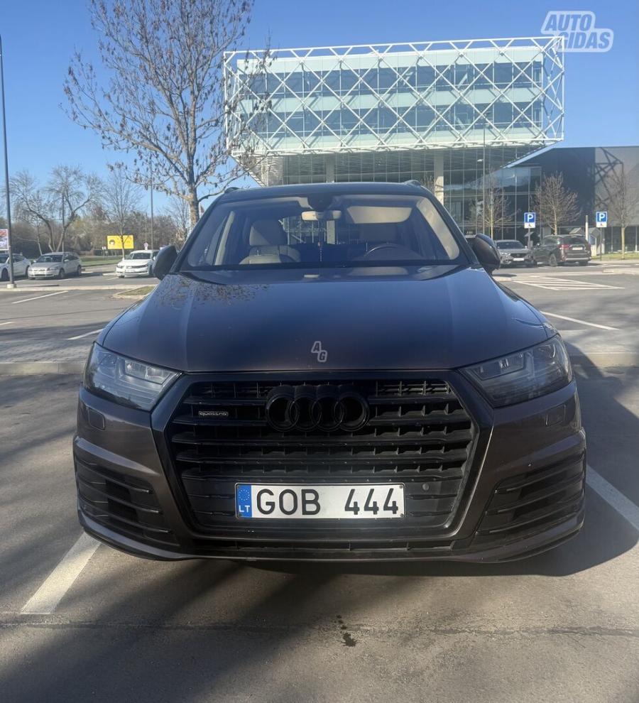 Brown Audi Q7 2015 in Kaunas, with an engine capacity of 3.00 L and mileage of 293 thousand km for 17300 €, photo 3 on AUTOMOTO.COM.LV