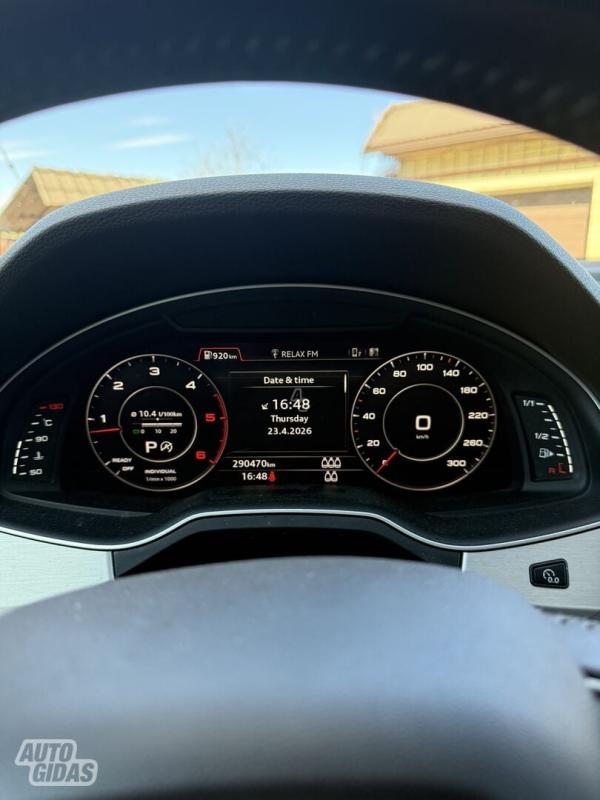 Brown Audi Q7 2015 in Kaunas, with an engine capacity of 3.00 L and mileage of 293 thousand km for 17300 €, photo 6 on AUTOMOTO.COM.LV