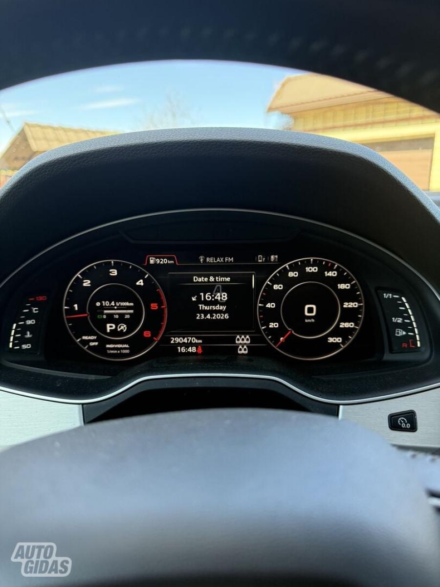 Brown Audi Q7 2015 in Kaunas, with an engine capacity of 3.00 L and mileage of 293 thousand km for 17300 €, photo 7 on AUTOMOTO.COM.LV