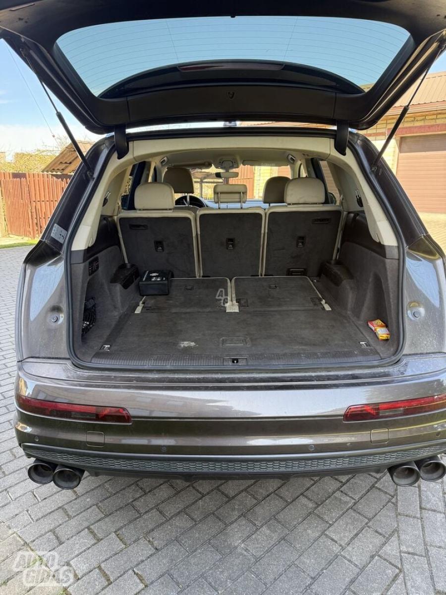 Brown Audi Q7 2015 in Kaunas, with an engine capacity of 3.00 L and mileage of 293 thousand km for 17300 €, photo 10 on AUTOMOTO.COM.LV
