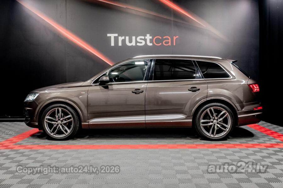 Brown Audi Q7 2015 in Parnu, with an engine capacity of 3.00 L and mileage of 297 thousand km for 20500 €, photo 5 on AUTOMOTO.COM.LV
