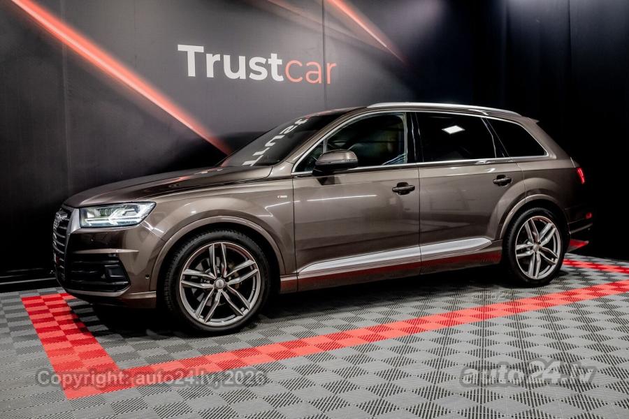 Brown Audi Q7 2015 in Parnu, with an engine capacity of 3.00 L and mileage of 297 thousand km for 20500 €, photo 6 on AUTOMOTO.COM.LV