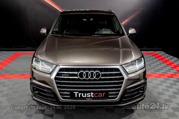 Brown Audi Q7 2015 in Parnu, with an engine capacity of 3.00 L and mileage of 297 thousand km for 20500 €, photo 7 on AUTOMOTO.COM.LV