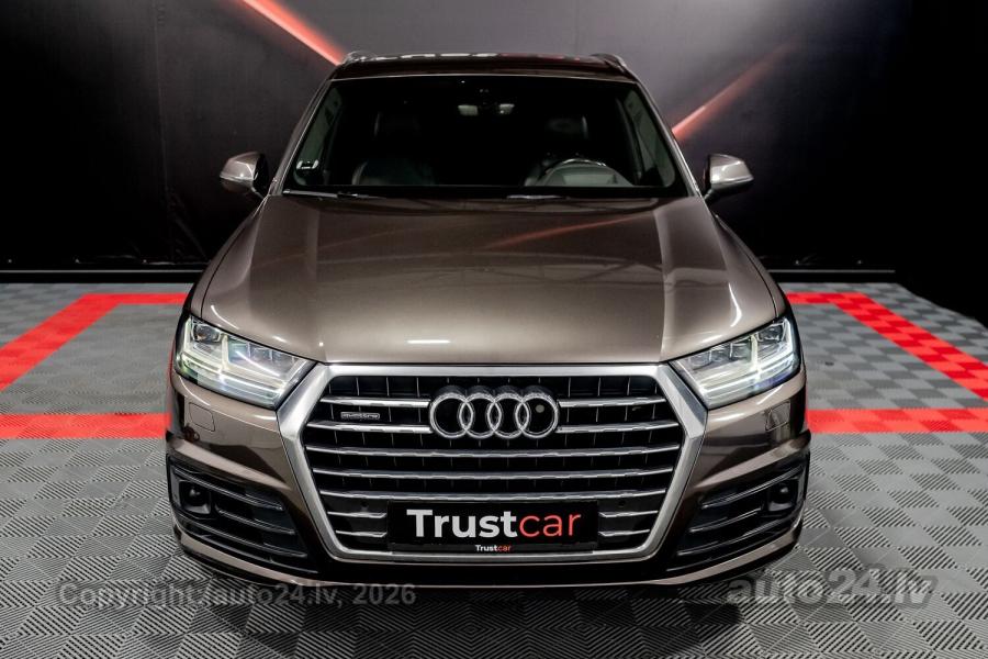 Brown Audi Q7 2015 in Parnu, with an engine capacity of 3.00 L and mileage of 297 thousand km for 20500 €, photo 7 on AUTOMOTO.COM.LV