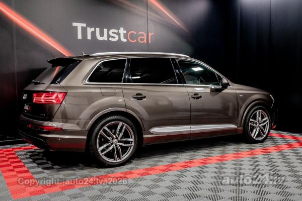 Brown Audi Q7 2015 in Parnu, with an engine capacity of 3.00 L and mileage of 297 thousand km for 20500 €, photo 8 on AUTOMOTO.COM.LV