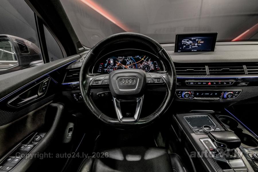 Brown Audi Q7 2015 in Parnu, with an engine capacity of 3.00 L and mileage of 297 thousand km for 20500 €, photo 16 on AUTOMOTO.COM.LV