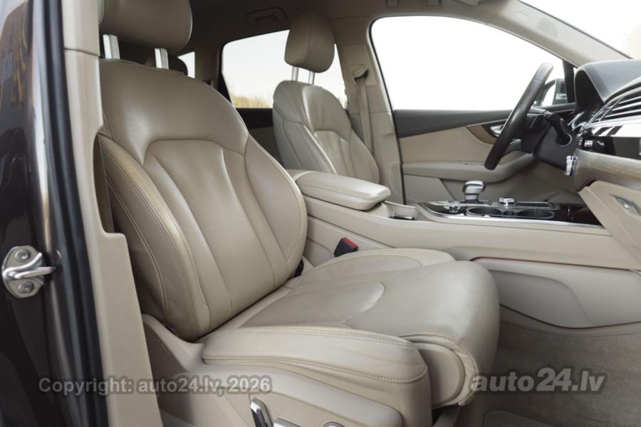 Brown Audi Q7 2016 in Tartu, with an engine capacity of 3.00 L and mileage of 203 thousand km for 25150 €, photo 12 on AUTOMOTO.COM.LV