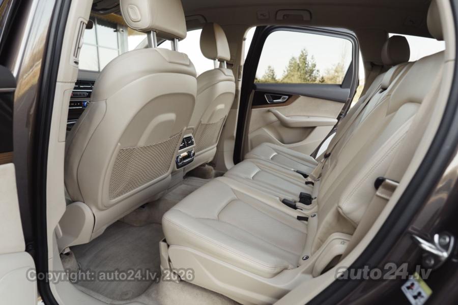 Brown Audi Q7 2016 in Tartu, with an engine capacity of 3.00 L and mileage of 203 thousand km for 25150 €, photo 17 on AUTOMOTO.COM.LV