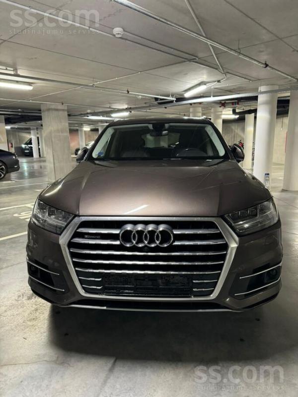 Brown Audi Q7 2016 in Riga, with an engine capacity of 3.00 L and mileage of 238 thousand km for 21500 €, photo 2 on AUTOMOTO.COM.LV