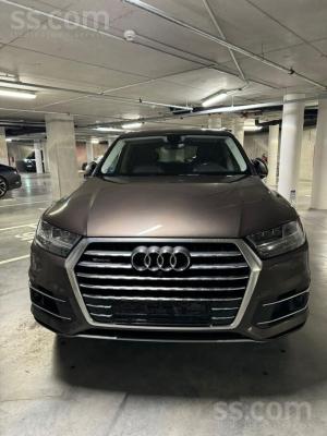 Brown Audi Q7 2016 in Riga, with an engine capacity of 3.00 L and mileage of 238 thousand km for 21500 €, photo 3 on AUTOMOTO.COM.LV