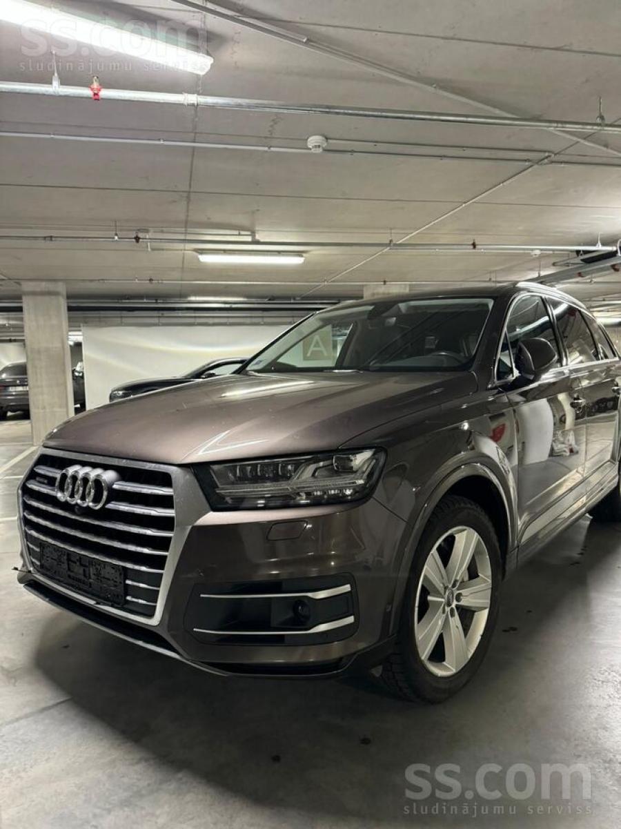 Brown Audi Q7 2016 in Riga, with an engine capacity of 3.00 L and mileage of 238 thousand km for 21500 €, photo 13 on AUTOMOTO.COM.LV