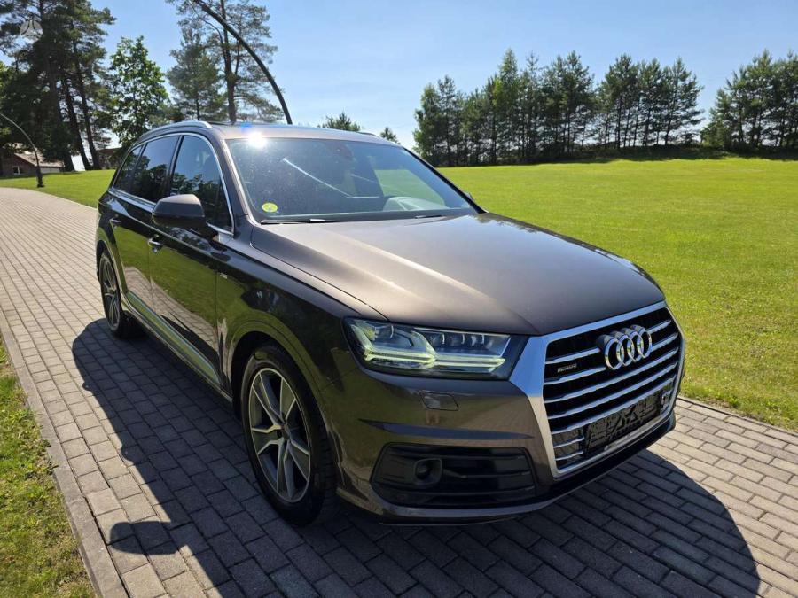 Brown Audi Q7 2016 in Telschi, with an engine capacity of 2.97 L and mileage of 320 thousand km for 21500 €, photo 3 on AUTOMOTO.COM.LV