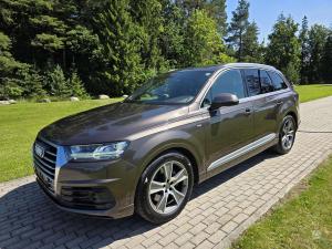 Brown Audi Q7 2016 in Telschi, with an engine capacity of 2.97 L and mileage of 320 thousand km for 21500 €, photo 8 on AUTOMOTO.COM.LV