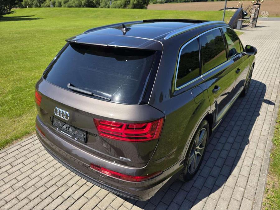 Brown Audi Q7 2016 in Telschi, with an engine capacity of 2.97 L and mileage of 320 thousand km for 21500 €, photo 16 on AUTOMOTO.COM.LV