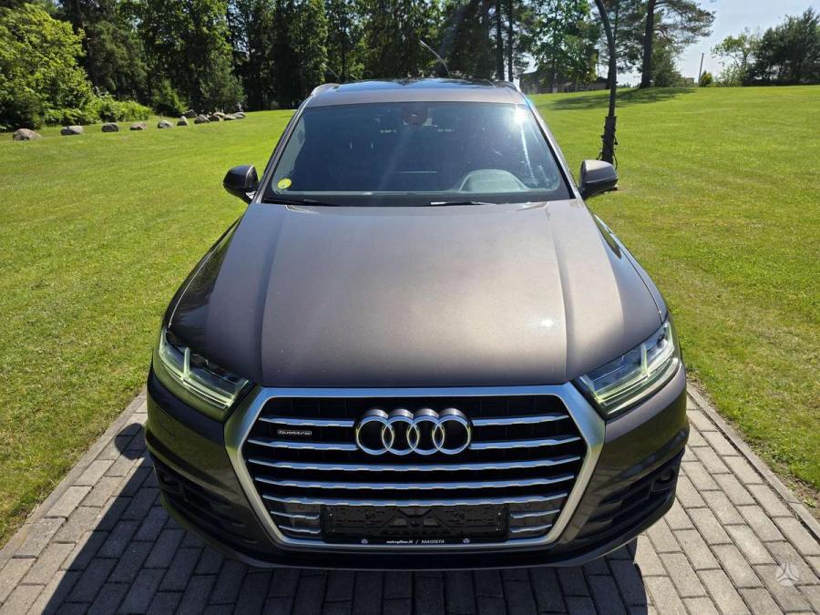 Brown Audi Q7 2016 in Telschi, with an engine capacity of 2.97 L and mileage of 320 thousand km for 21500 €, photo 18 on AUTOMOTO.COM.LV