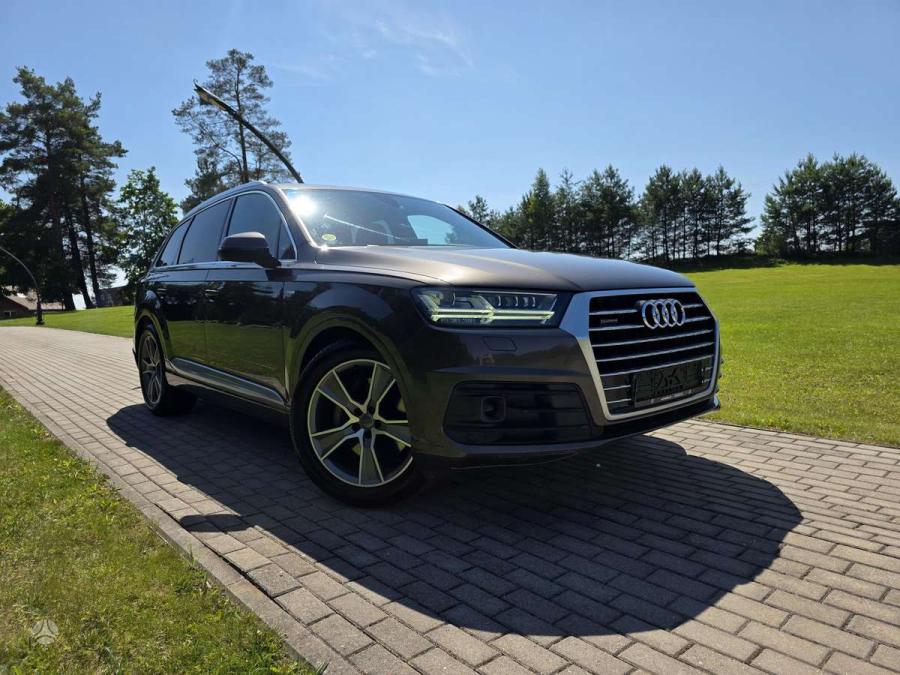 Brown Audi Q7 2016 in Telschi, with an engine capacity of 2.97 L and mileage of 320 thousand km for 21500 €, photo 54 on AUTOMOTO.COM.LV