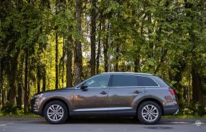Brown Audi Q7 2016 in Mazeikiai, with an engine capacity of 2.97 L and mileage of 370 thousand km for 18800 €, photo 10 on AUTOMOTO.COM.LV