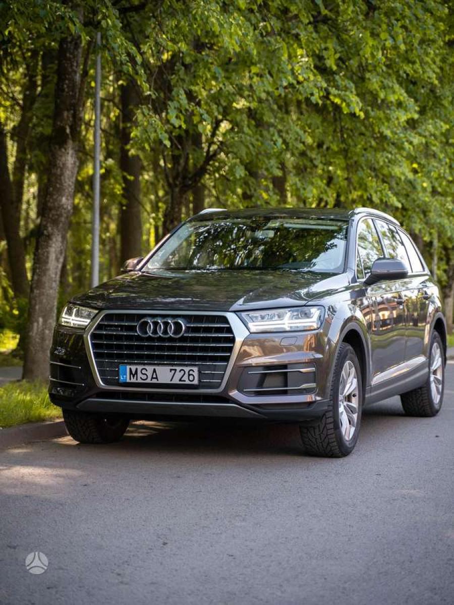 Brown Audi Q7 2016 in Mazeikiai, with an engine capacity of 2.97 L and mileage of 370 thousand km for 18800 €, photo 18 on AUTOMOTO.COM.LV